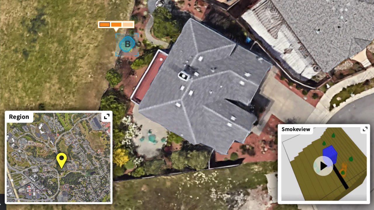 Home wildfire risk assessment and mitigation solution